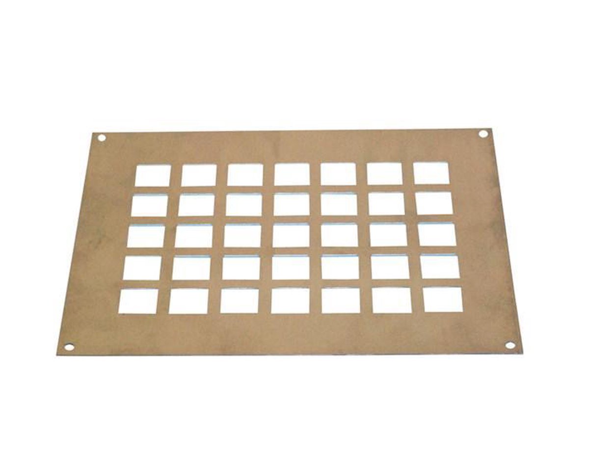 Gavo Plaque de ventilation simple rangée aluminium 25 x 30 cm (Prix par ...