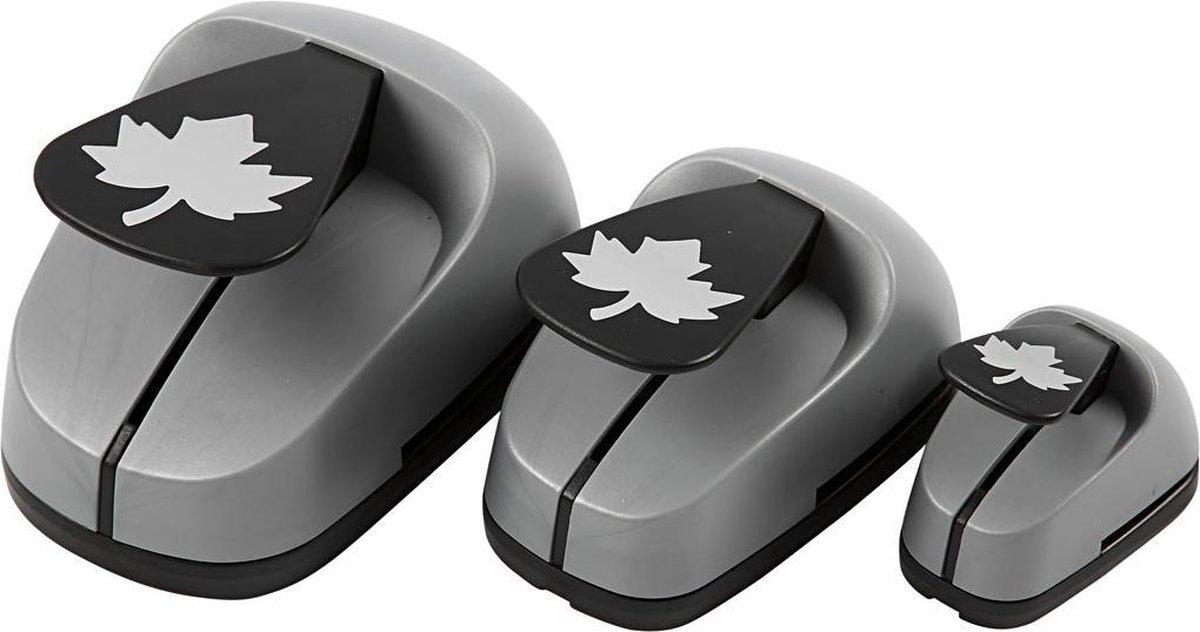 Ponsen set, b: 25+49+75 mm, ahorn blad, 3 assorti | bol.com