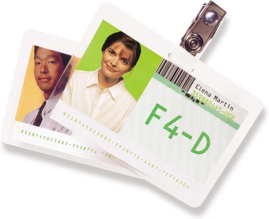 LAMINEERHOES GBC BADGE CARD 67X99MM 2X125MICRON | bol