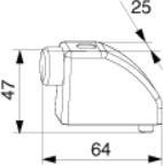 Maco aanslagbuffer voor afstand 23mm F1 353341 | bol