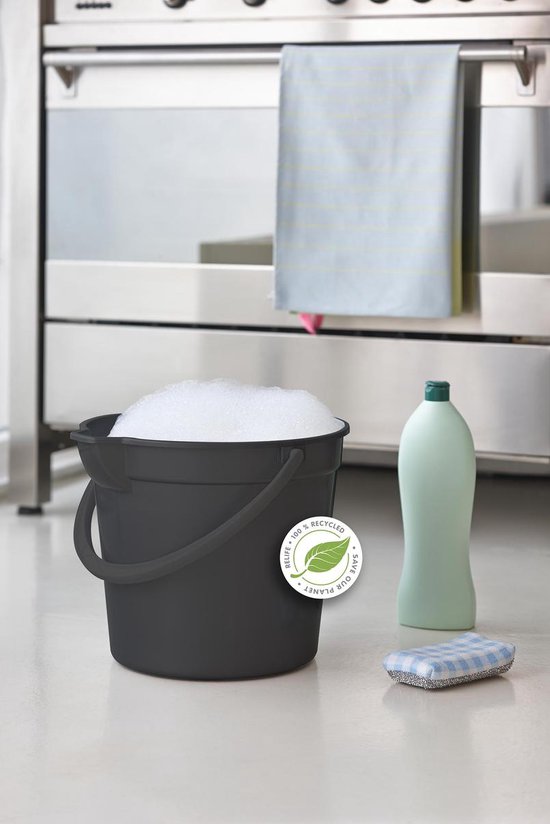 Sunware - Relife Basic emmer 12L antraciet - 30 x 30 x 25,5 cm | bol.com