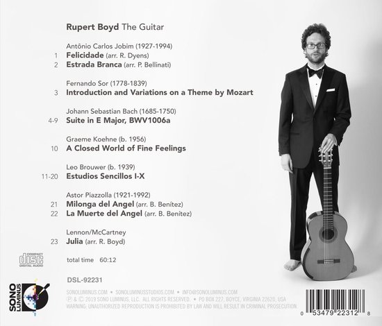 Rupert Boyd - The Guitar (CD), Rupert Boyd | Muziek | bol