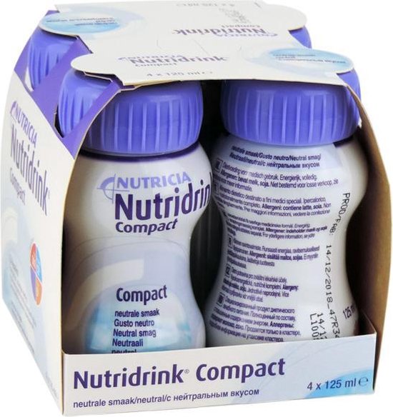 Nutridrink Compact, Neutraal, 24 x 125ml | bol.com