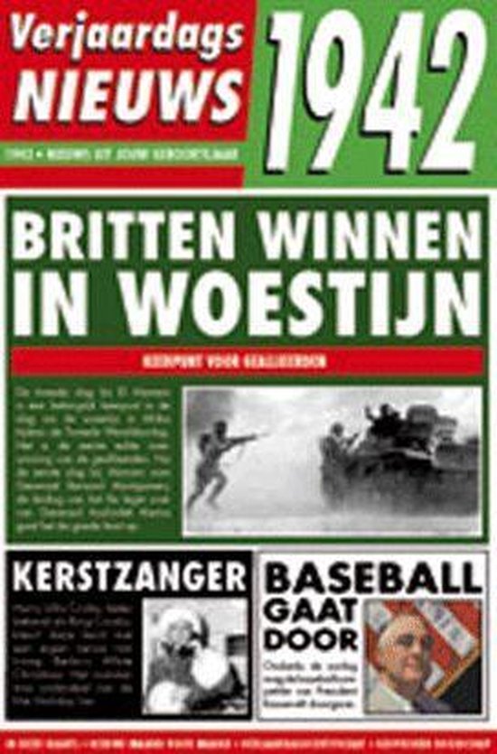 Nieuws kaart uit het jaar 1942 | bol.com Nieuws kaart uit het jaar 1942 | bol.com