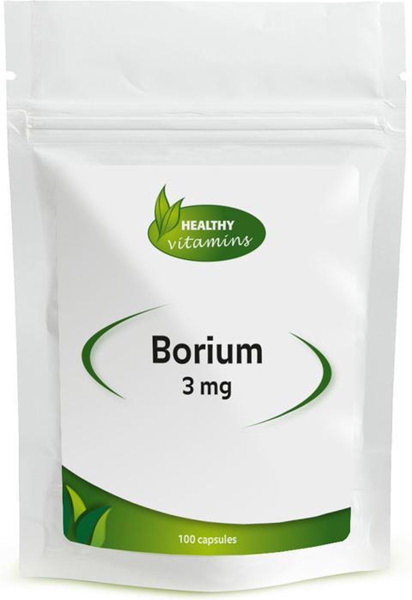 Borium 3 mg capsules kopen? 100 capsules | bol.com