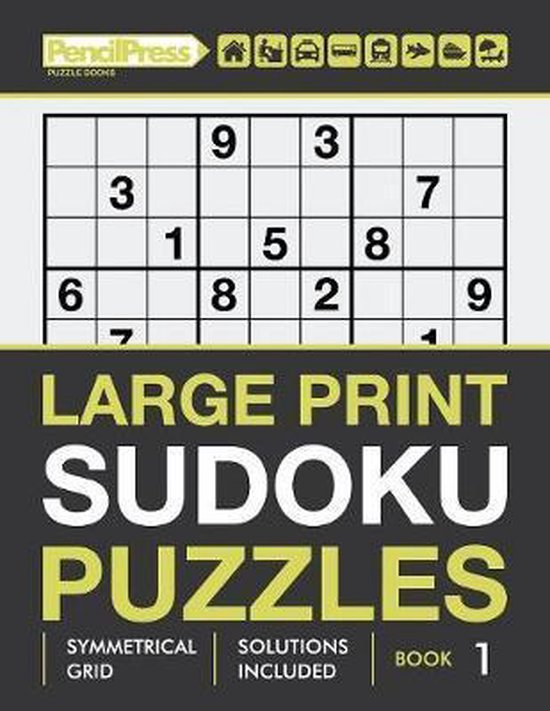 Large Print Sudoku Puzzles Book 1 | bol