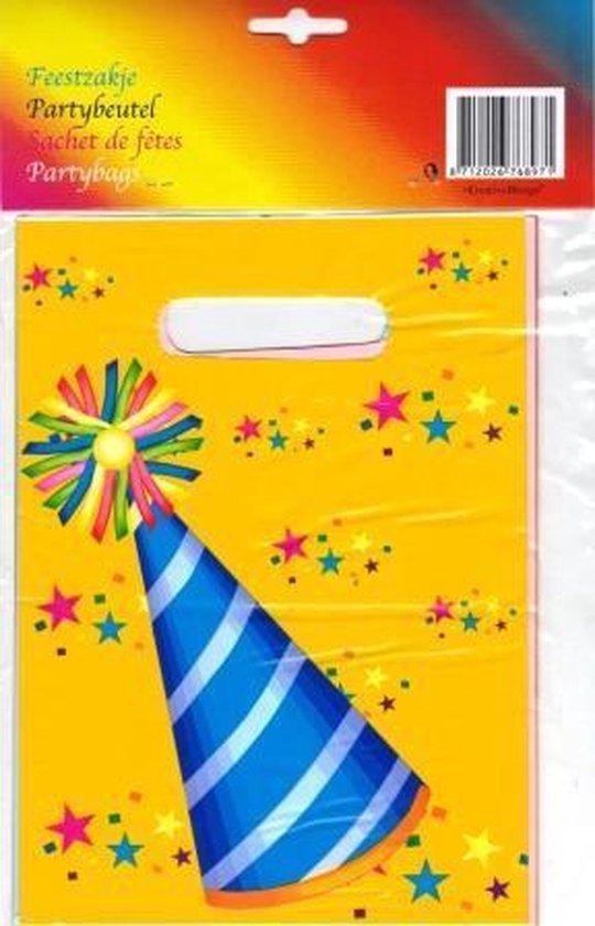 Feestzakjes feestmuts 6 stuks | bol