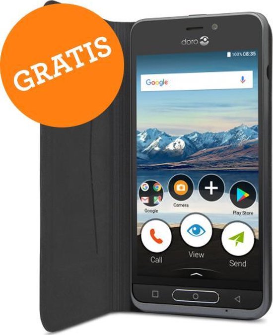 Doro 8035 Smartphone - Android 7.1 - 5 inch display - SOS alarmknop | bol