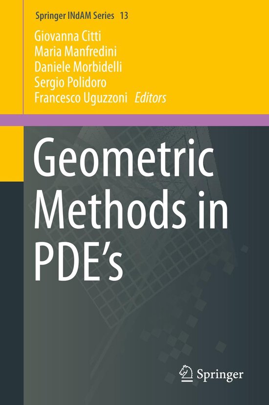 Springer INdAM Series 13 - Geometric Methods in PDE’s (ebook ...