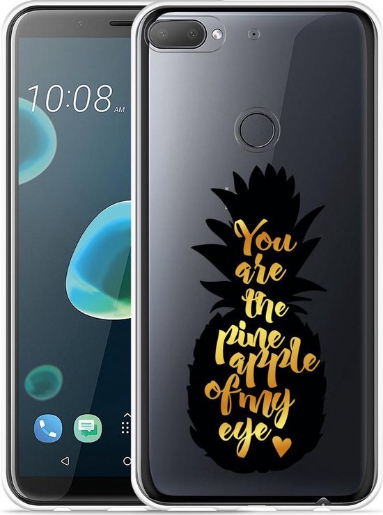 Desire 12 Plus Hoesje Big Pineapple - Designed by Cazy | bol