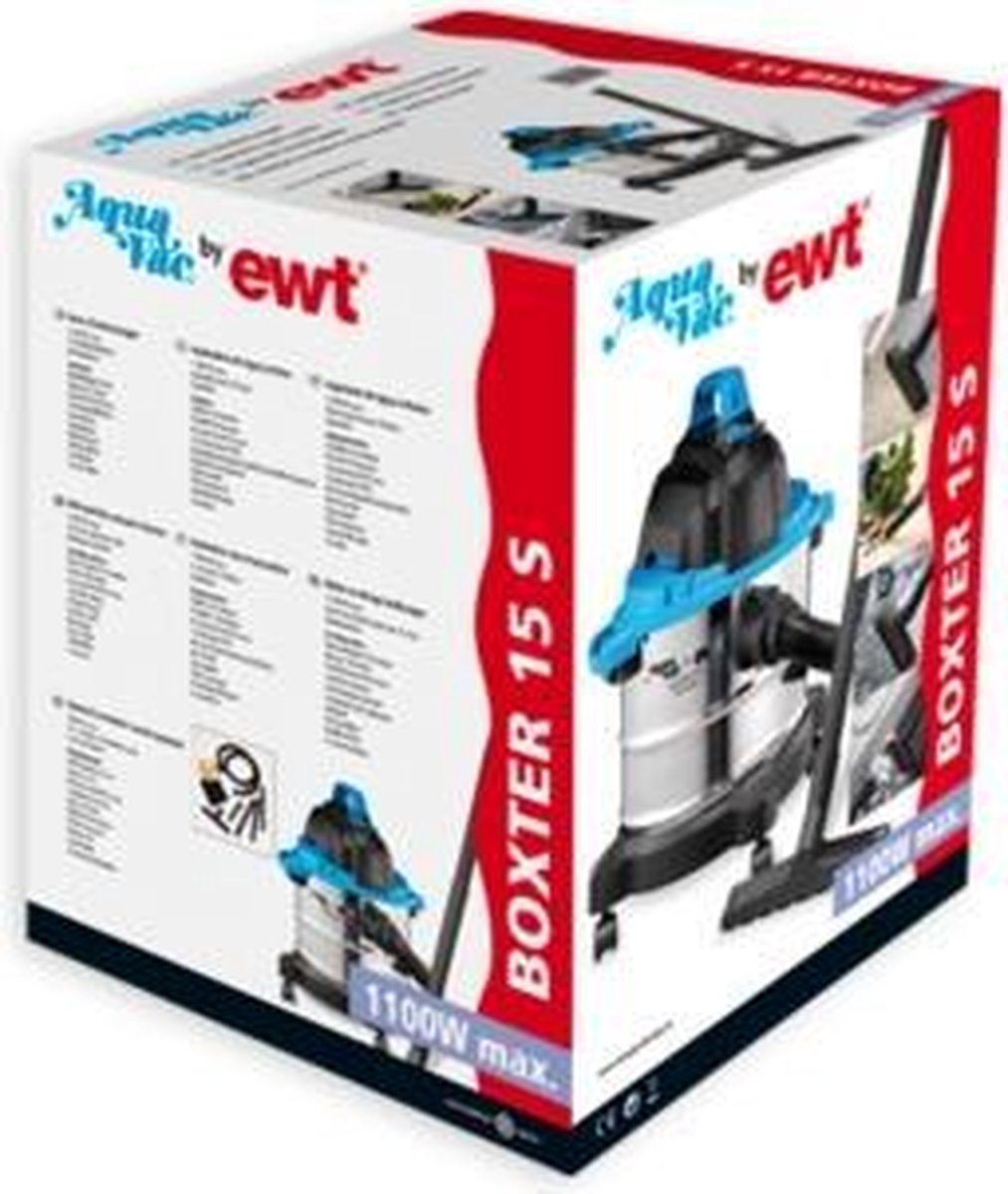 EWT Boxter 15 S 1100 W Trommelstofzuiger Droog en nat 15 l | bol.com