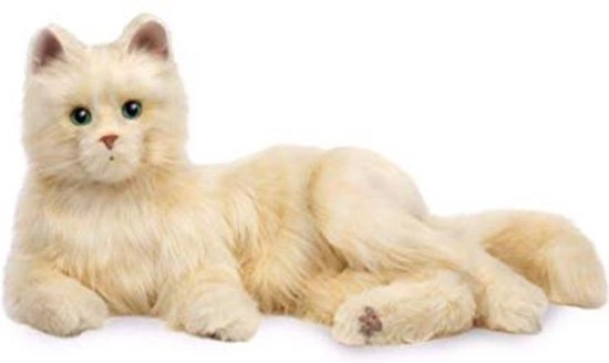 Hasbro Interactieve robot Kat voor ouderen - crème wit, Joy for All | bol