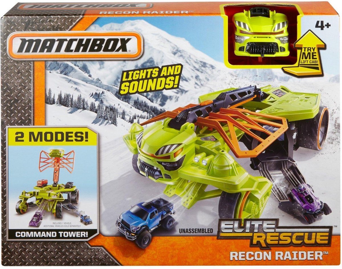 Matchbox Elite Rescue Recon Raider Vehicle | bol.com