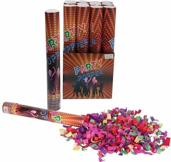 Confetti kanon kleuren 40 cm | bol.com