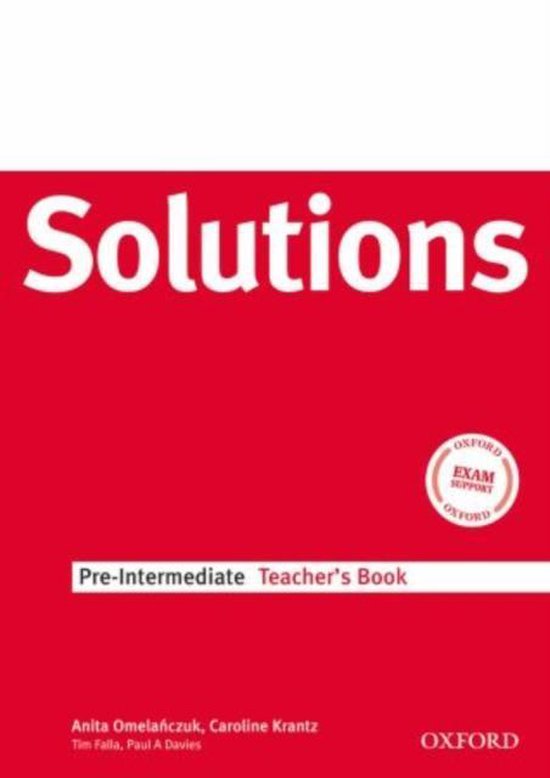 Solutions Pre-Intermediate | 9780194551779 | Tim Falla | Boeken | bol.com