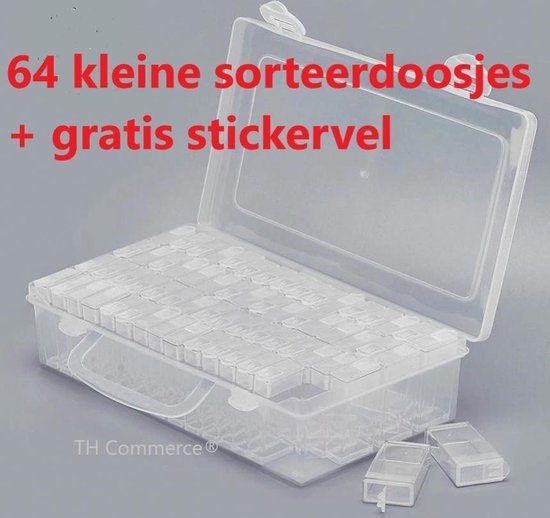 Diamond Painting Sorteerdoos - vakjes sorteer doos - opbergdoos - hobby ...