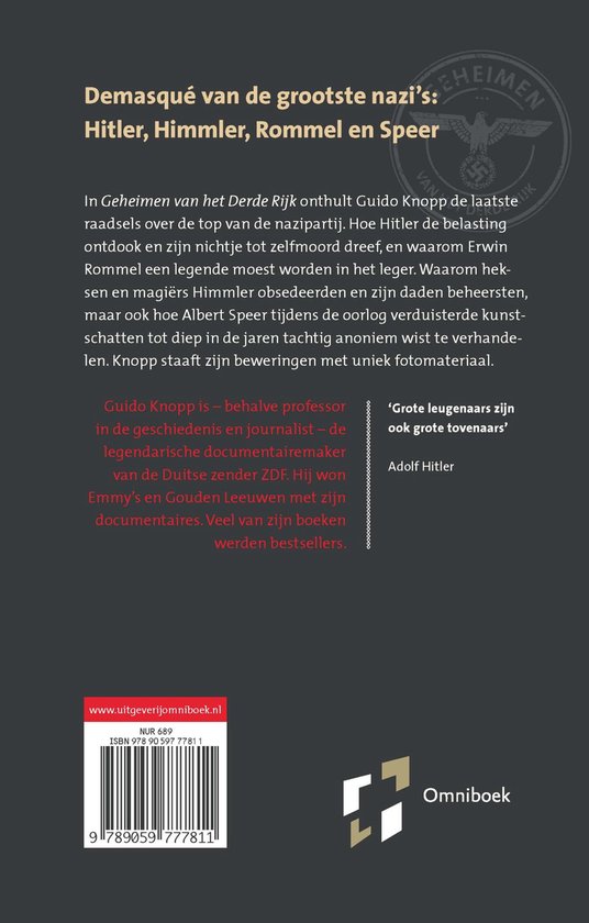 De geheimen van het Derde Rijk (ebook), Guido Knopp | 9789059777828 ...