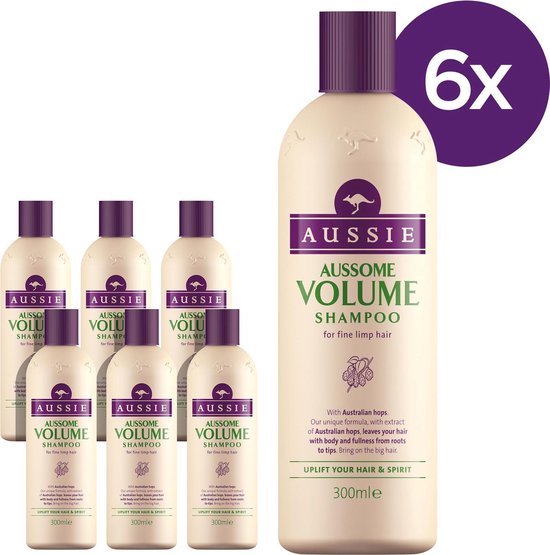 Aussie Volume Shampoo - Fijn & futloos haar - Met Australische hop ...