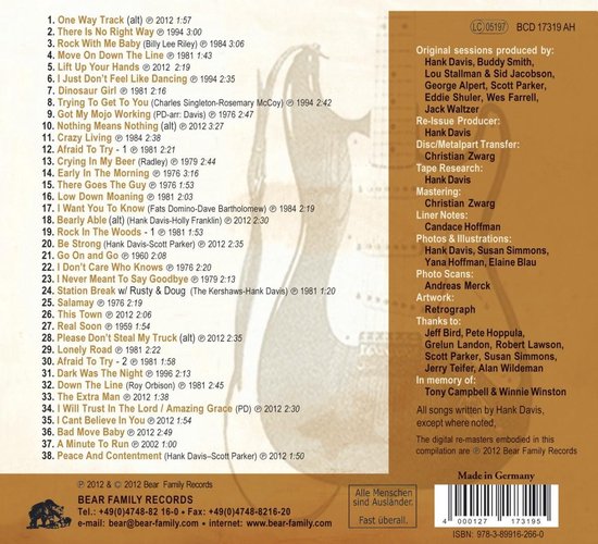 One Way Track, Hank Davis | Muziek | bol