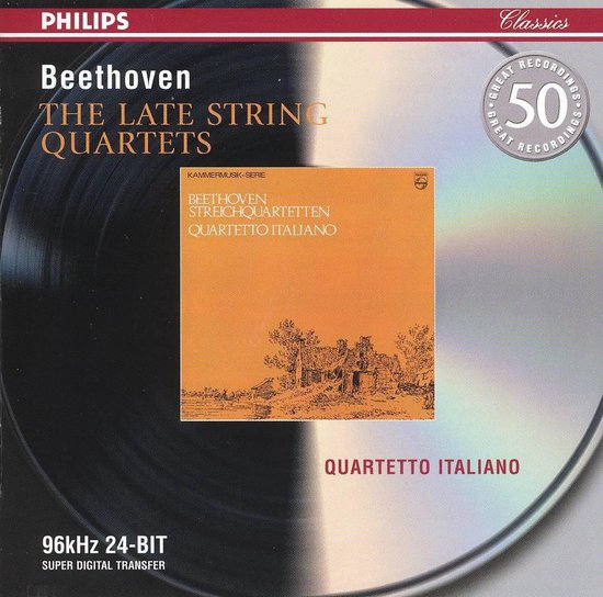 Philips 50 - Beethoven: The Late String Quartets / Quartetto Italiano, Quartetto... | bol
