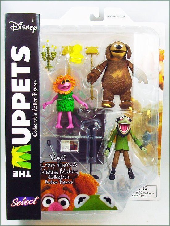 The Muppets - Rowlf, Mahna Mahna & Crazy Harry action figures (Diamond ...