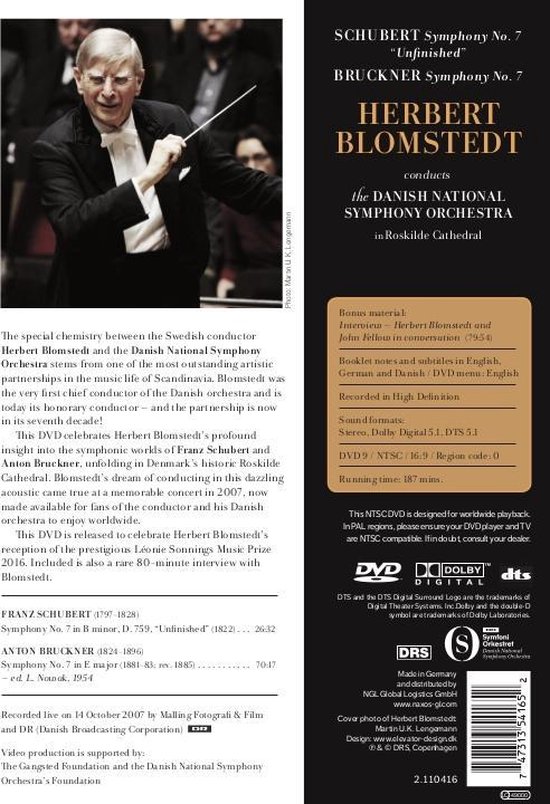 Danish National Symphony Orchestra, Herbert Blomstedt - Schubert: Symphony... | bol.com