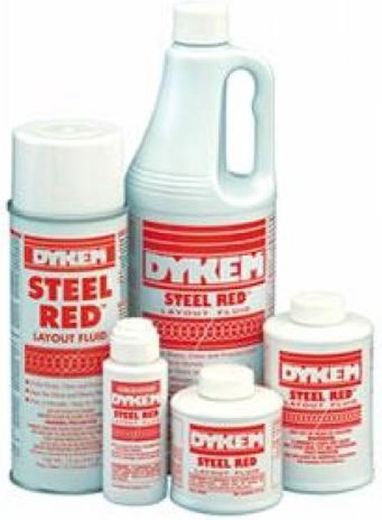 Dykem Steel Red Layout Fluid - 120ml | bol