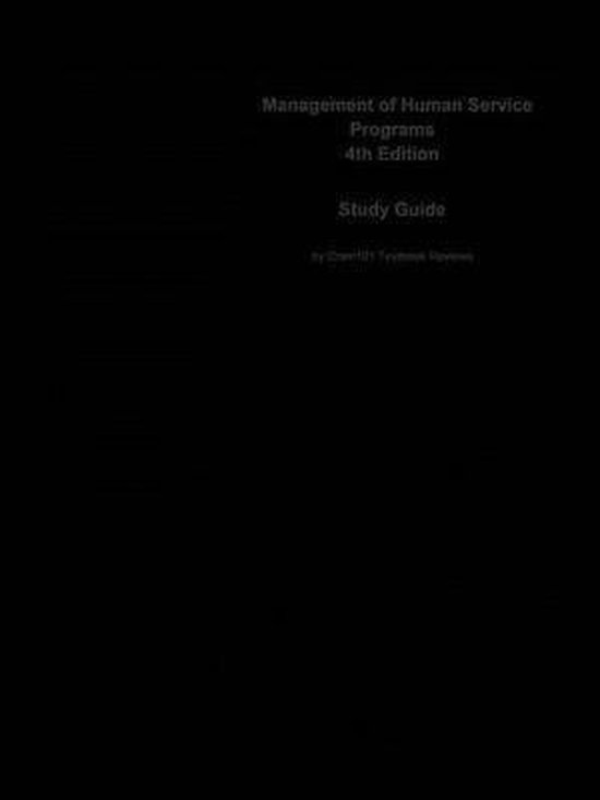 Management of Human Service Programs (ebook), Cti Reviews ...