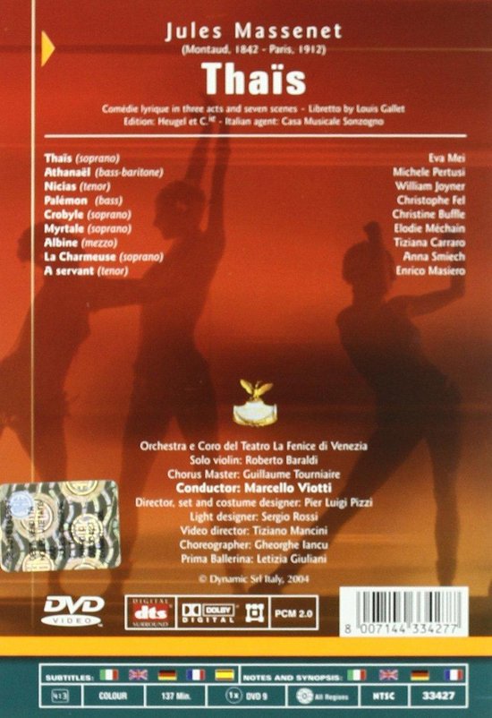 Thais (Dvd) - Complete Opera (Dvd) | Dvd's | bol