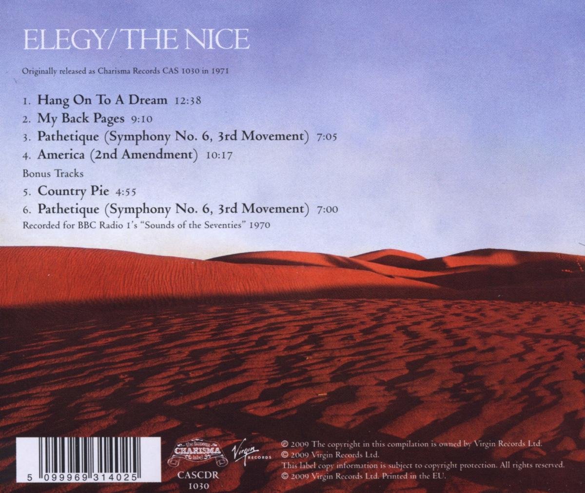 Elegy, The Nice | CD (album) | Muziek | bol.com