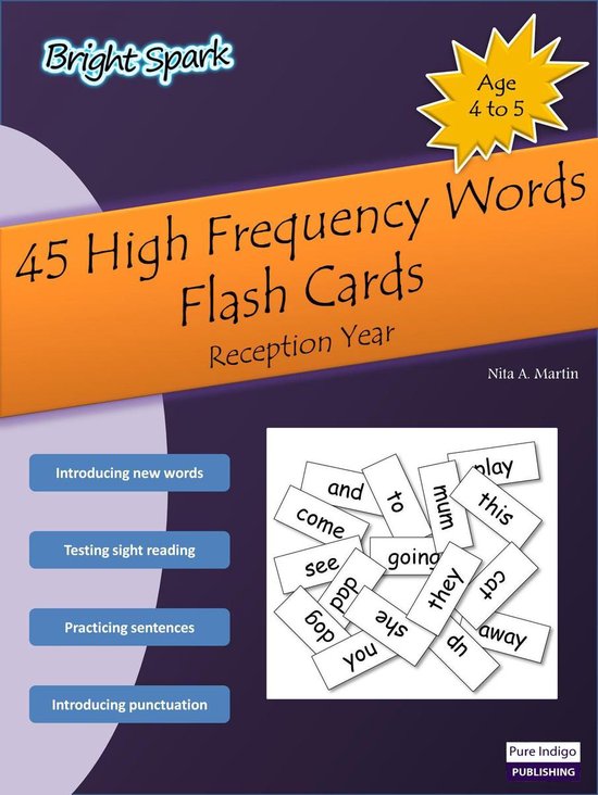 45 High Frequency Words Flash Cards (ebook), Nita A. Martin ...