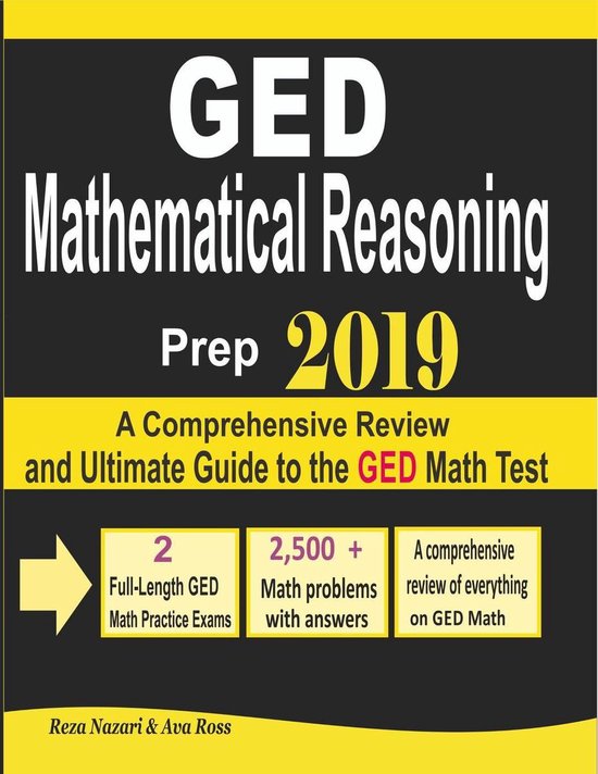 GED Mathematical Reasoning Prep 2019: A Comprehensive Review and ...