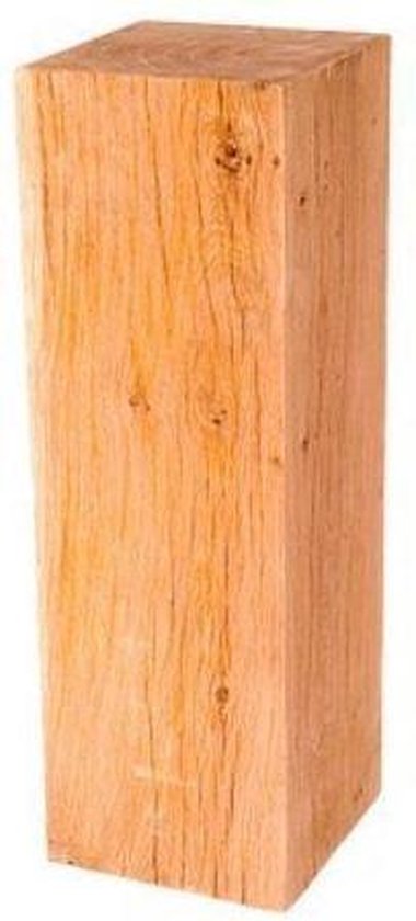 sokkel eiken 20 x 20 x 80 cm | bol.com