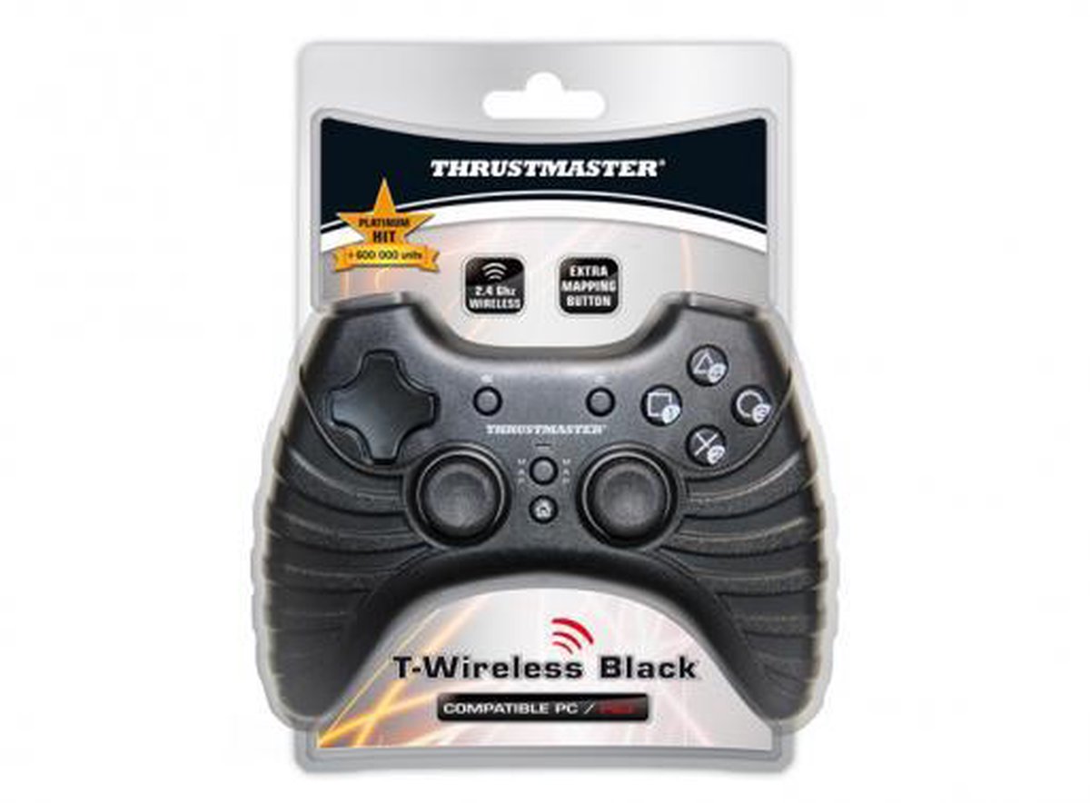 Thrustmaster Wireless Controller T Zwart PC + PS3 | bol.com