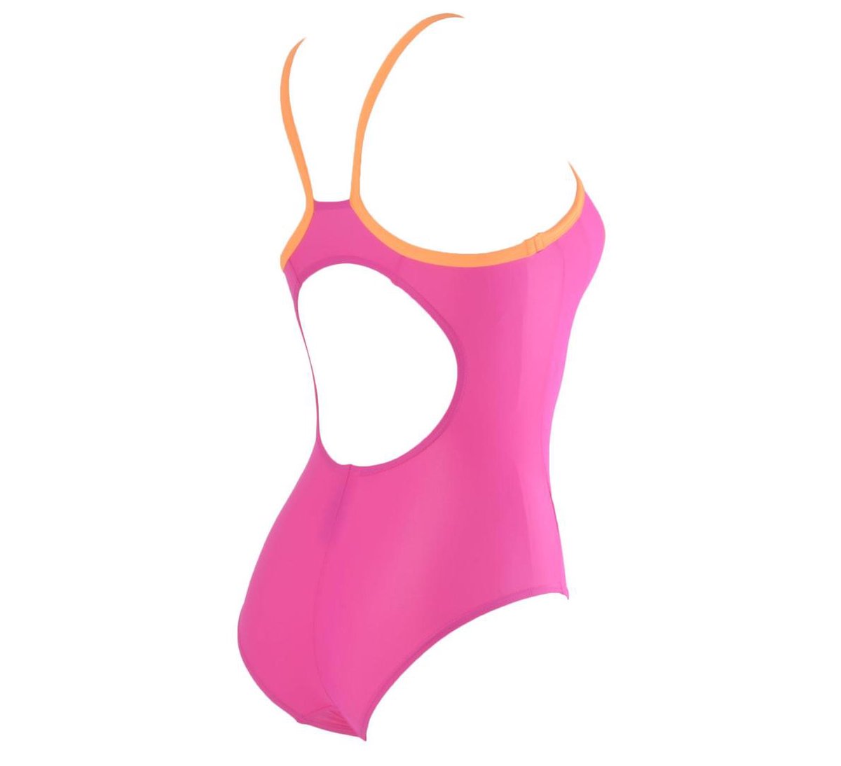 Speedo Tsrp Msbk Jf Badpak Meisjes Maat 140 Roze Oranje