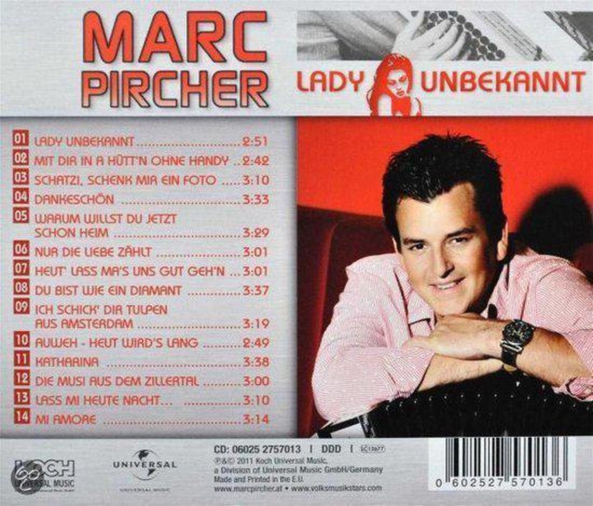 Marc Pircher - Lady Unbekannt, Marc Pircher | CD (album) | Muziek | bol.com