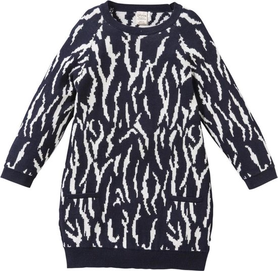 Jottum Jurk - Blue Dark Navy - Maat 110/116 | bol.com