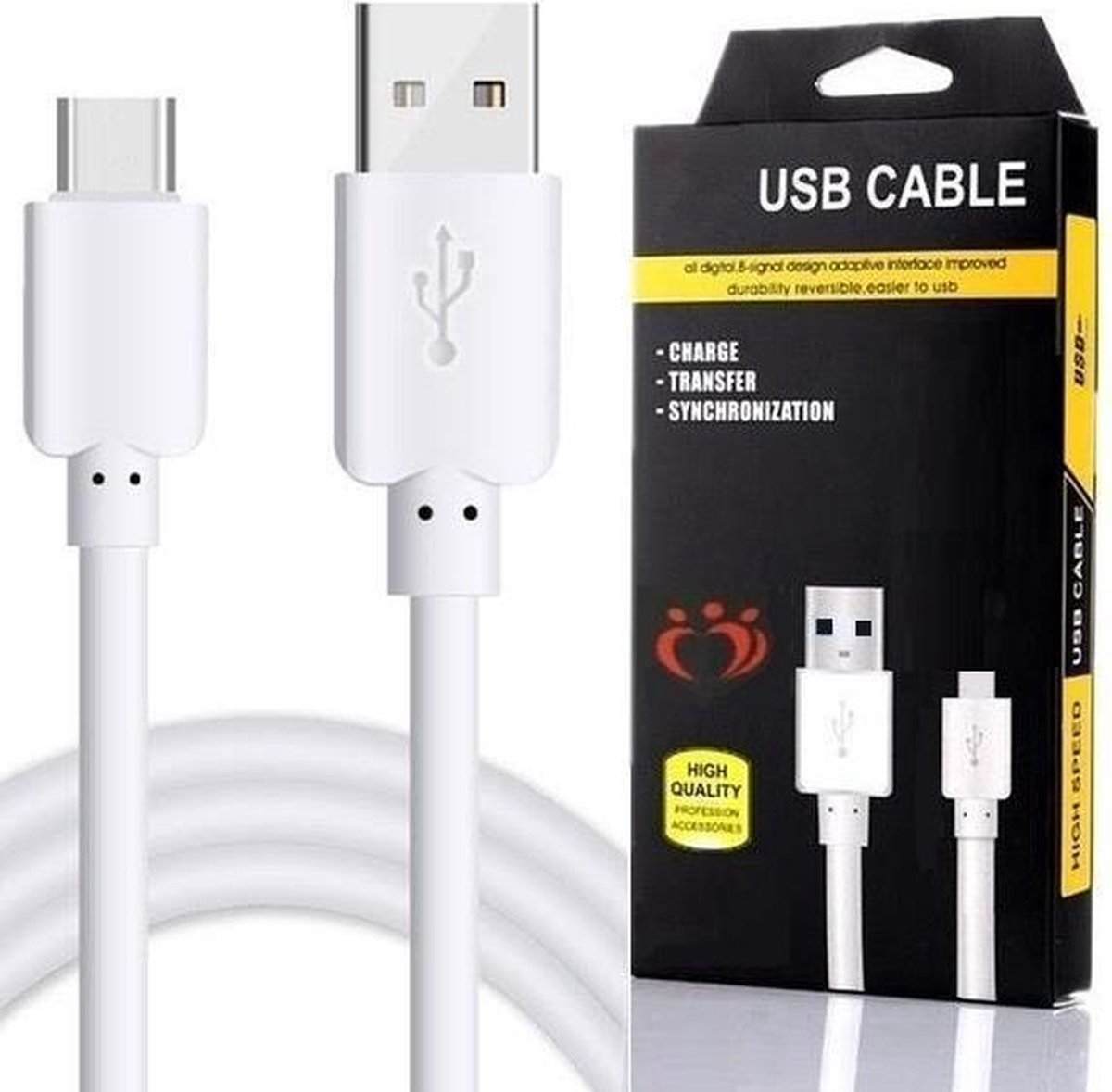 OLESiT UNS K105 Type C Kabel Premium USB-C Cable Oplaadsnoer 1 Meter ...