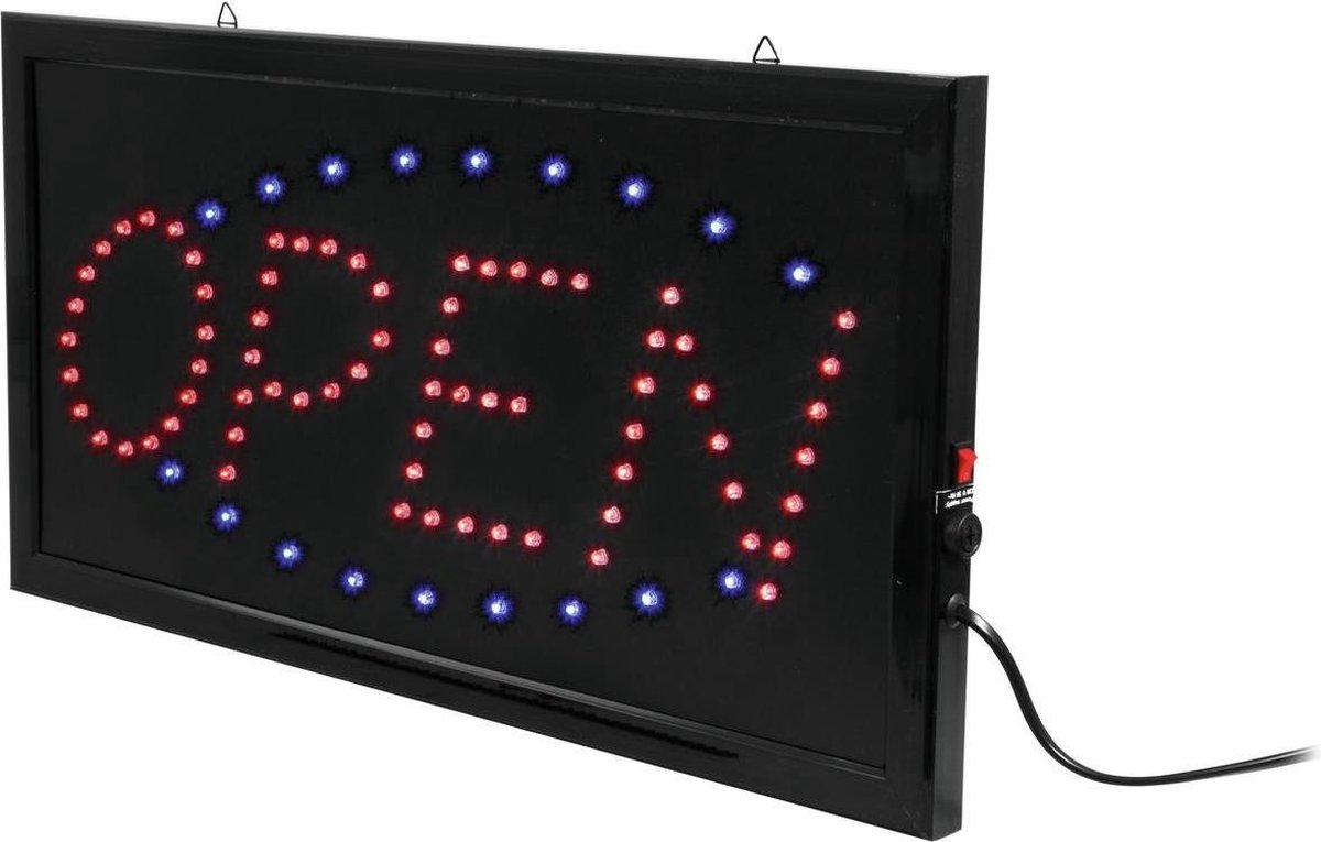 LED open bord - Licht reclamebord | bol.com