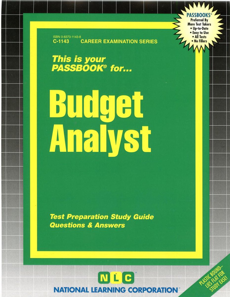 Career Examination Series - Budget Analyst (ebook), National Learning ...