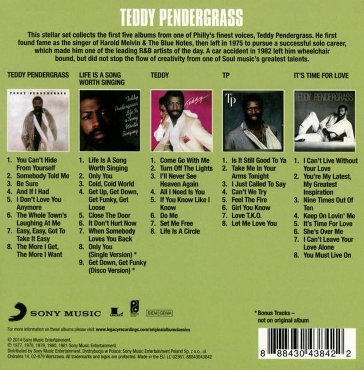 Original Album Classics, Teddy Pendergrass | CD (album) | Muziek | bol.com