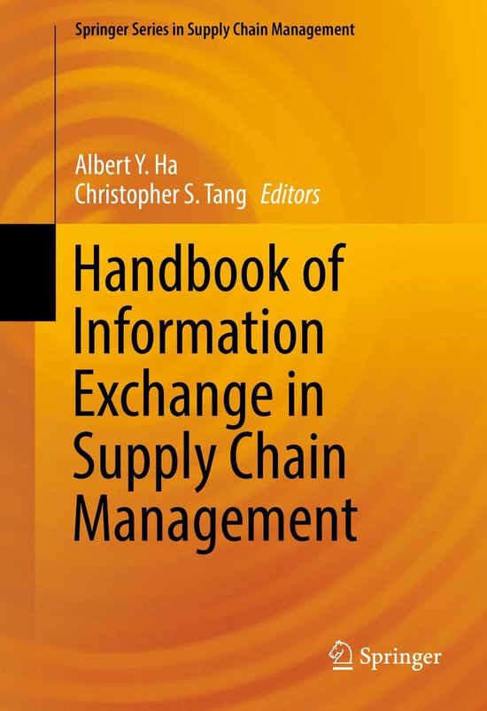 Springer Series in Supply Chain Management 5 - Handbook of Information Exchange in... | bol.com