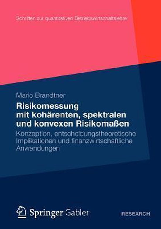 Moderne Methoden Der Risiko- Und Praferenzmessung | 9783834935441 ...