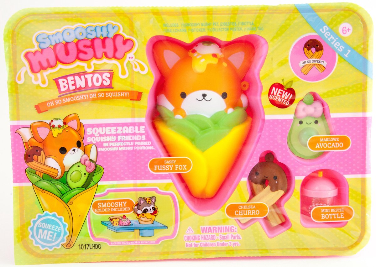 Smooshy Mushy Bento Box Vos Squishy - Speelfiguur | bol.com