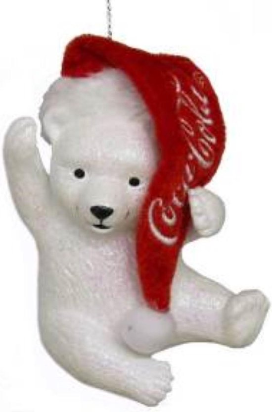 Coca-Cola Cub IJsbeer Met Muts - Feestdecoratie | bol.com