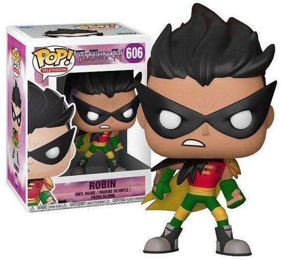 Funko Pop! Teen Titans Go! Robin - #606 Verzamelfiguur | bol