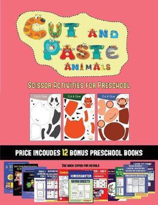 Scissor Activities for Preschool (Cut and Paste Animals), James Manning ...