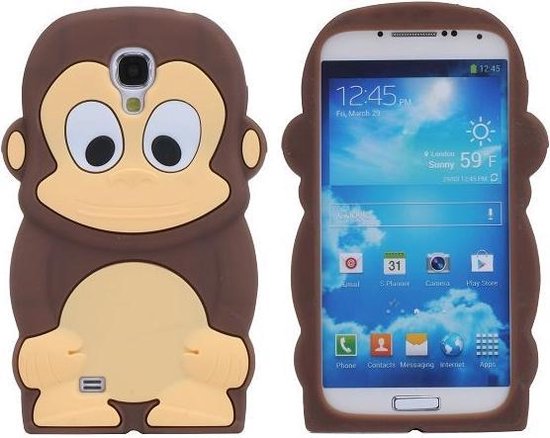 Samsung S4 Monkey / Aap silicone Cover, hoesje, case | bol.com