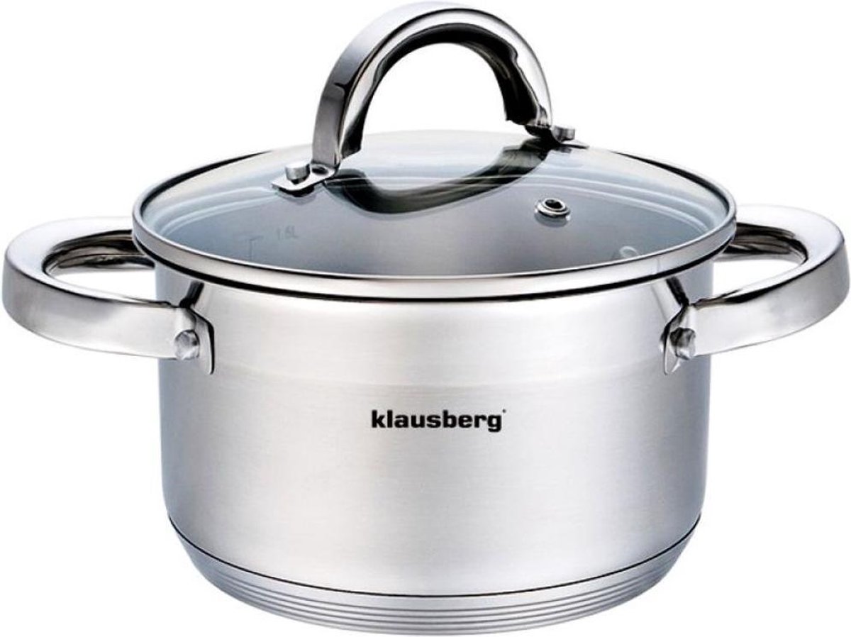 Klausberg Kookpot met deksel RVS/INOX 1,8 l | bol.com