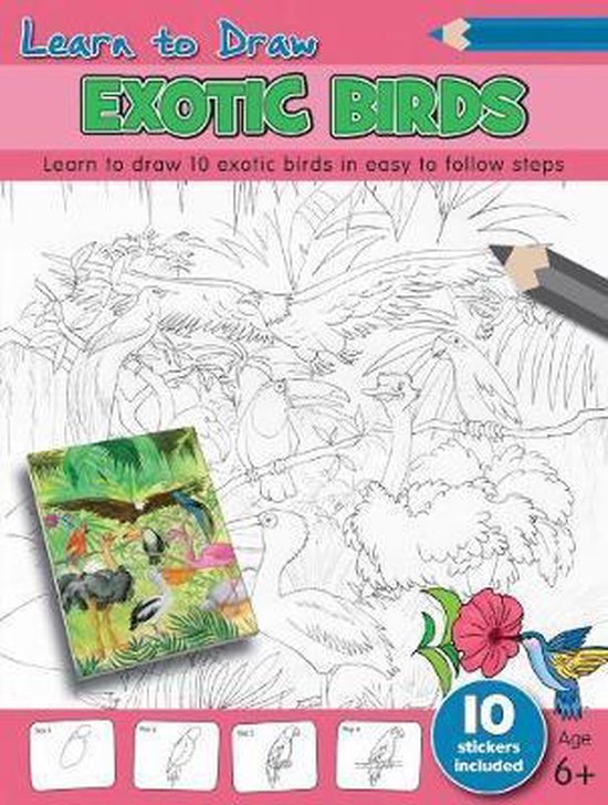 Learn to Draw - Exotic Birds | 9780755410286 | Boeken | bol.com